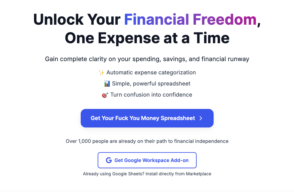 ExpenseSorted | AI-Powered Expense Tracking & Financial Runway ...