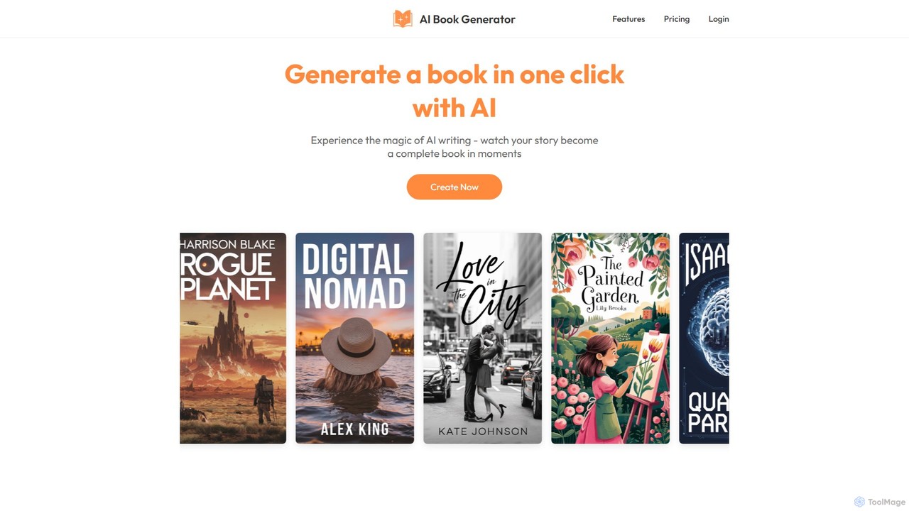 AI Book Generator | Create eBooks in One Click with AI - ToolMage