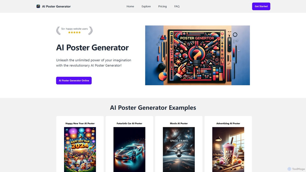 AI Poster Generator | Create Stunning Posters with AI for Free - ToolMage