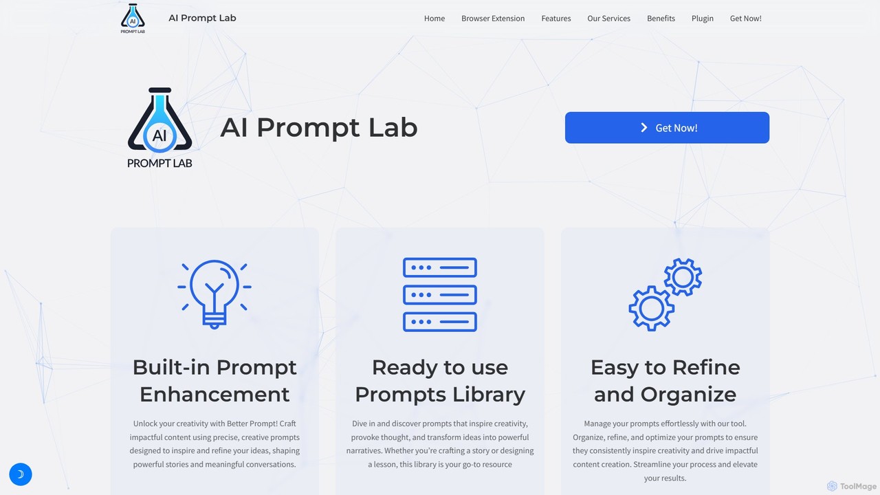 AI Prompt Lab | Create, Store & Manage AI Prompts - ToolMage