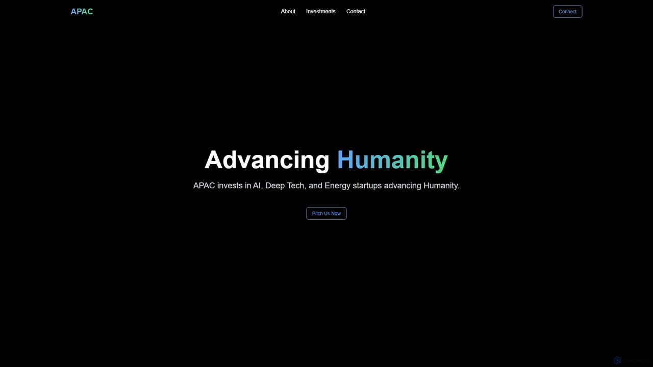 APAC | AI, 딥테크, 에너지 스타트업을 위한 벤처 캐피털 - ToolMage