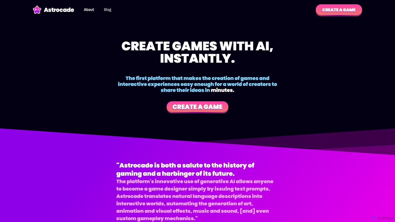 Astrocade: AI Game Creation Platform | Instantly Create Games from Text ...