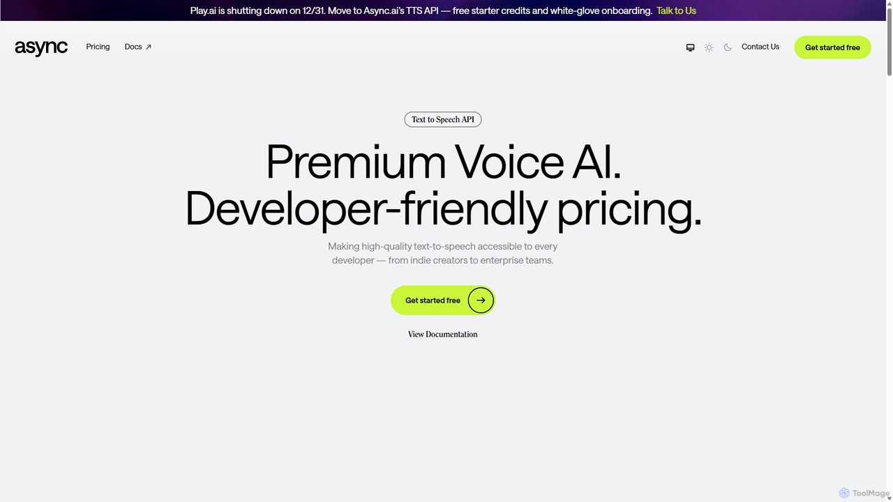 TTSMaker: Free AI Text to Speech Generator for Commercial Use - ToolMage