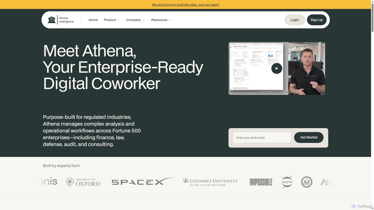 Athena Intelligence | AI Digital Coworker for Enterprise Analytics ...