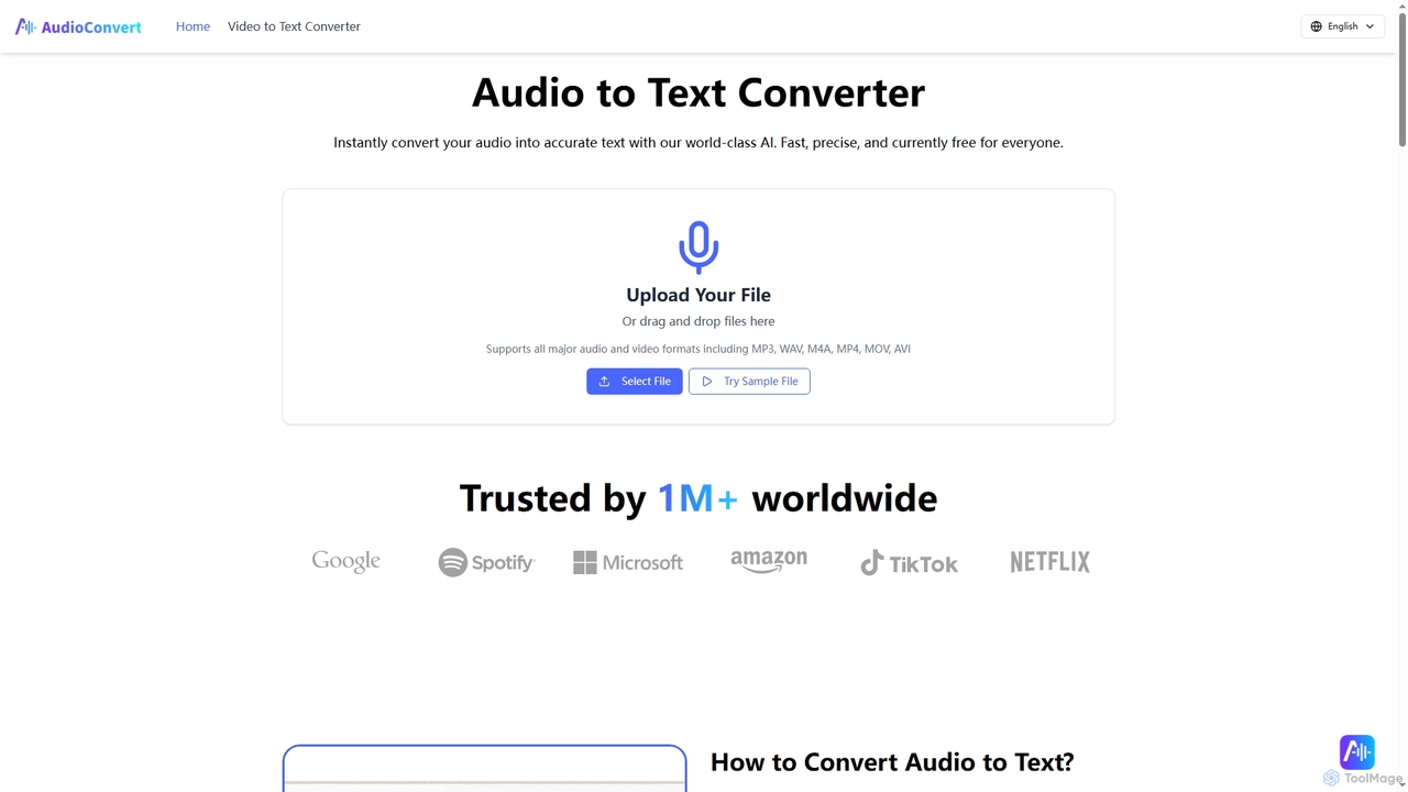 Audioconvert: Free AI Audio & Video to Text Converter with Speaker ID ...
