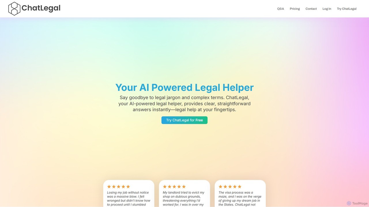 ChatLegal: AI-Powered Legal Assistant for Instant Guidance & Document ...