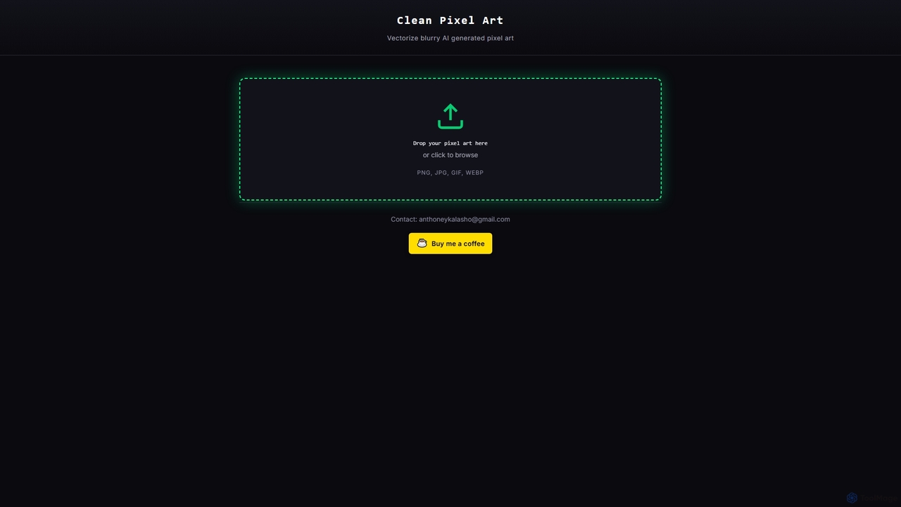 Clean Pixel Art: Vectorize Blurry AI-Generated Pixel Art Online - ToolMage