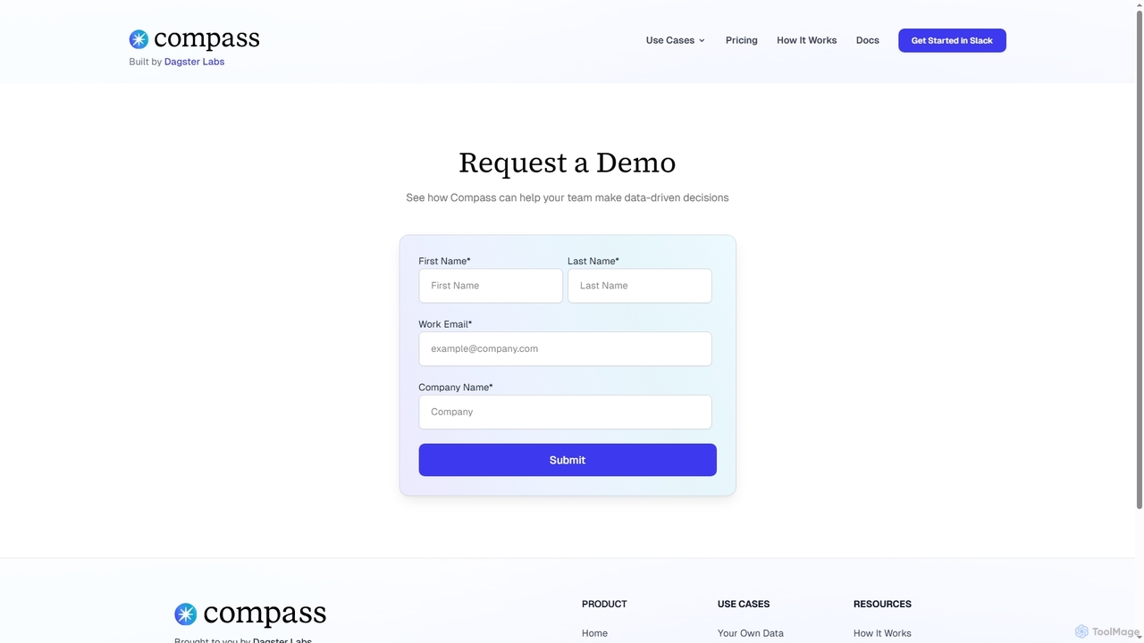 Compass: AI Data Assistant for Business Insights in Slack - ToolMage