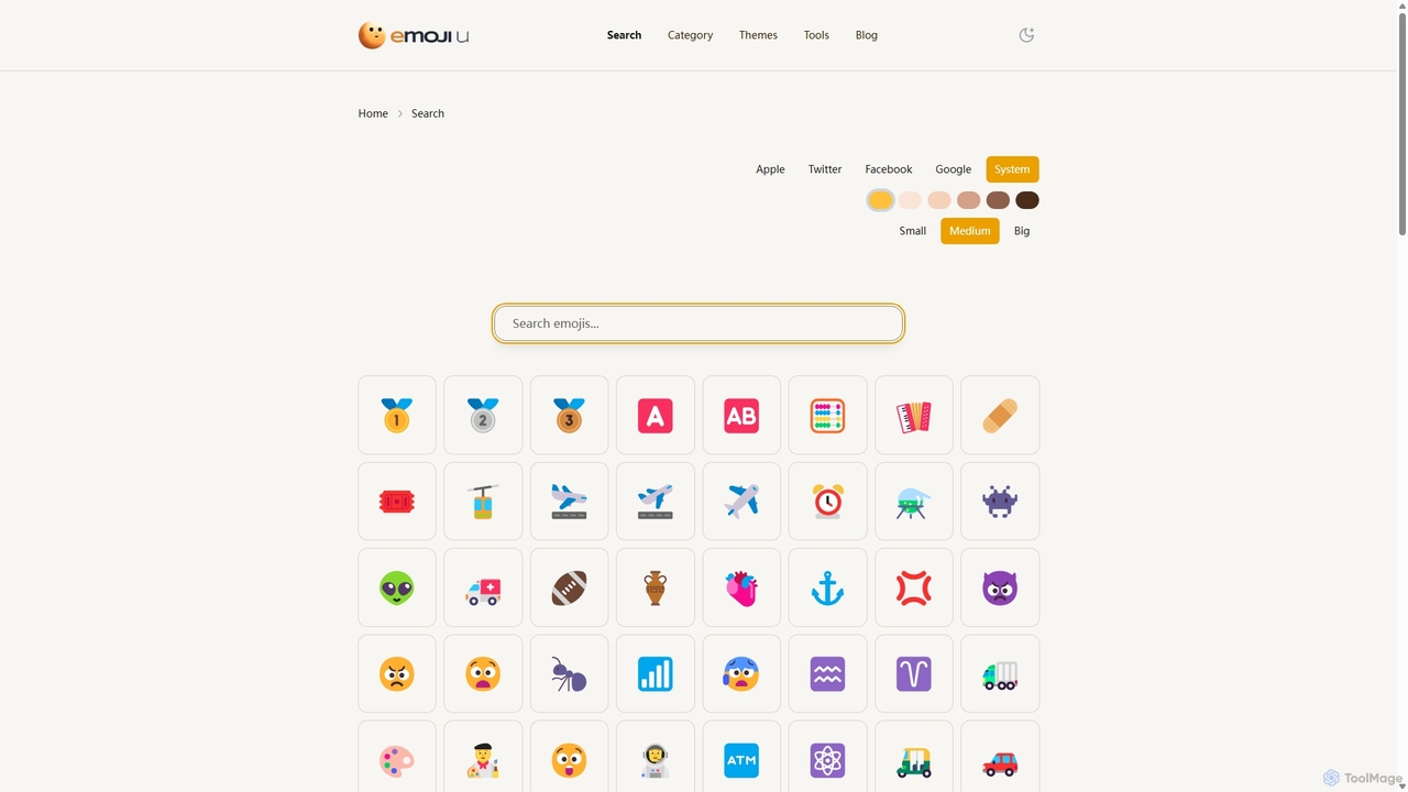 Emojiu: The Ultimate Emoji Finder, Search & Copy-Paste Tool - ToolMage