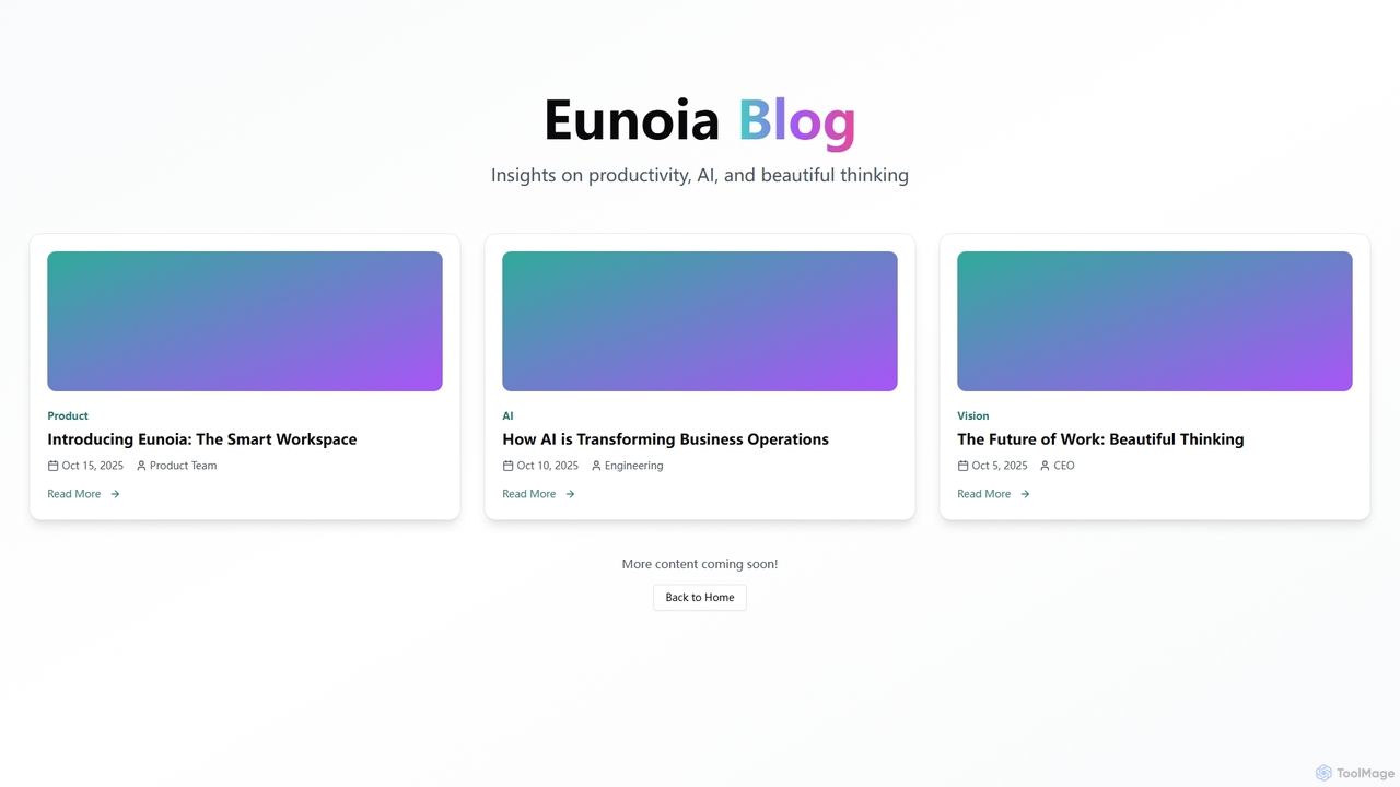 Eunoia: Không gian làm việc kinh doanh AI tất cả trong một cho hoạt ...