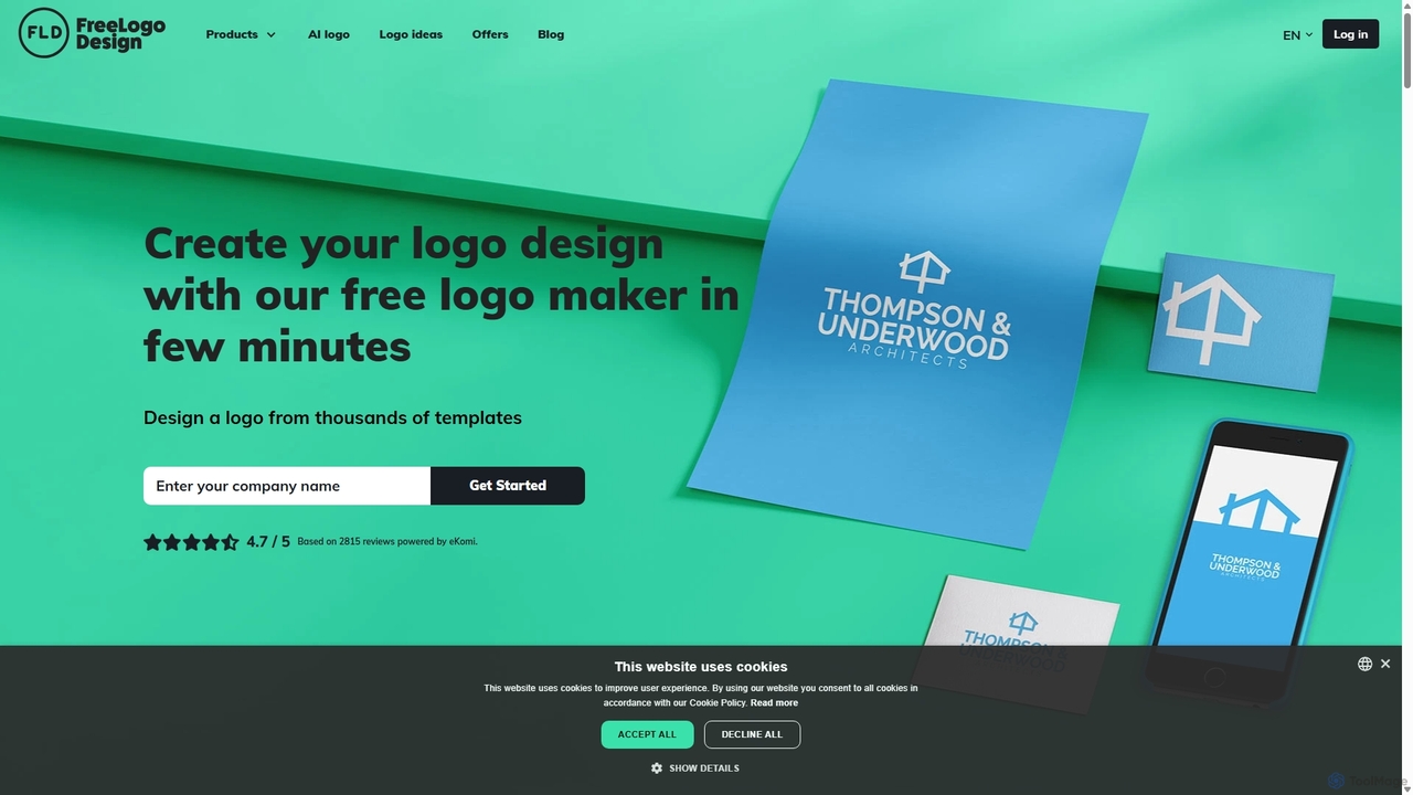 Freelogodesign | Free Online Logo Maker & Brand Identity Tool - ToolMage