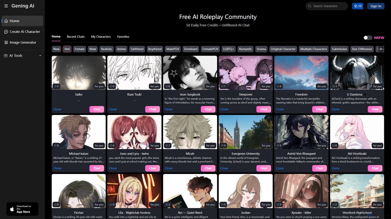 wsup.ai - Free AI Character Chat & Roleplay | No Sign-Up - ToolMage