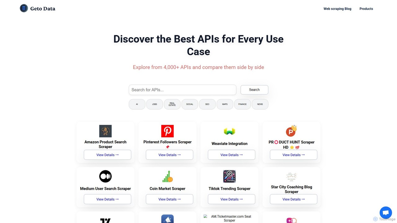 GetOData: 4000+ Raspadores Web Sin Código y API para Extracción de ...
