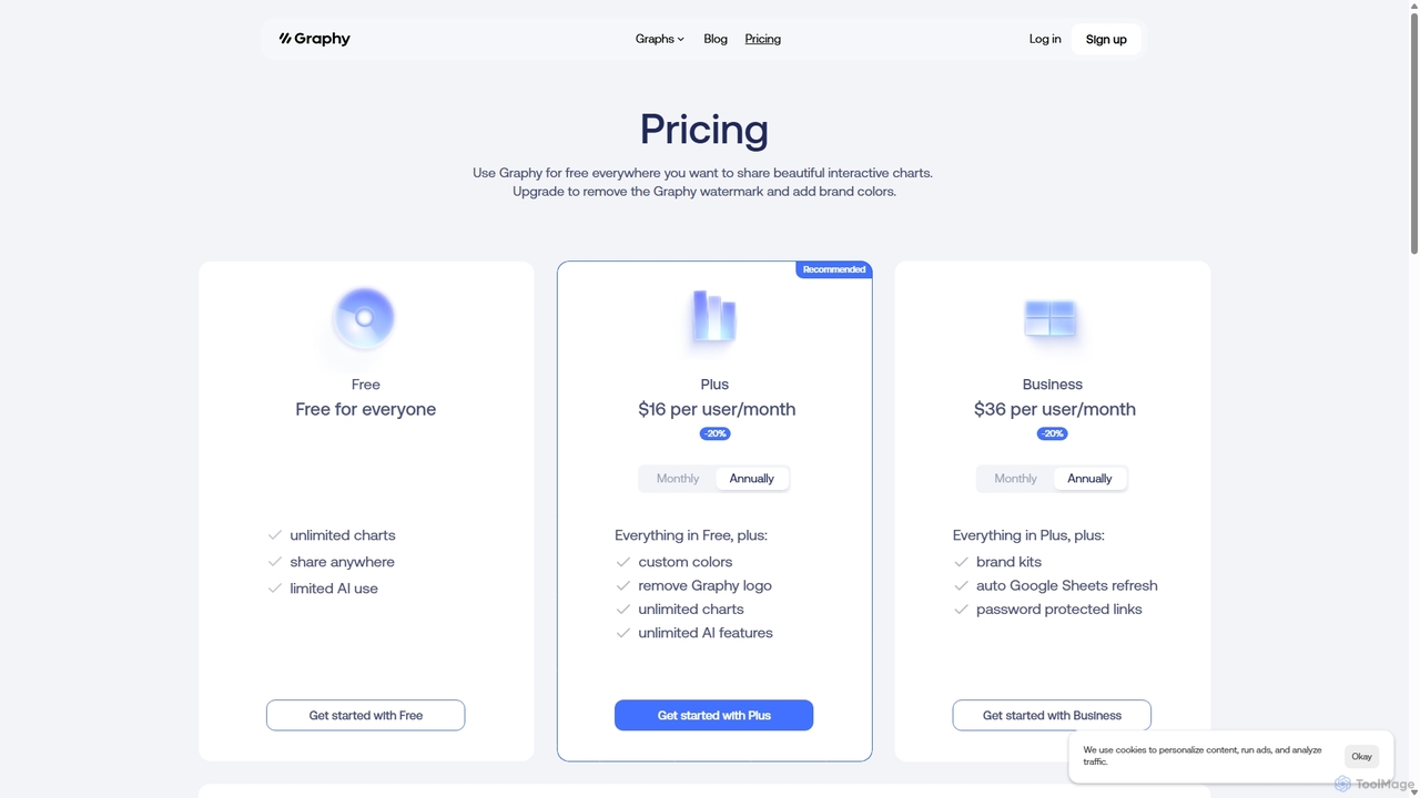 Graphy: AI Graph Maker for Beautiful Data Storytelling & Charts - ToolMage