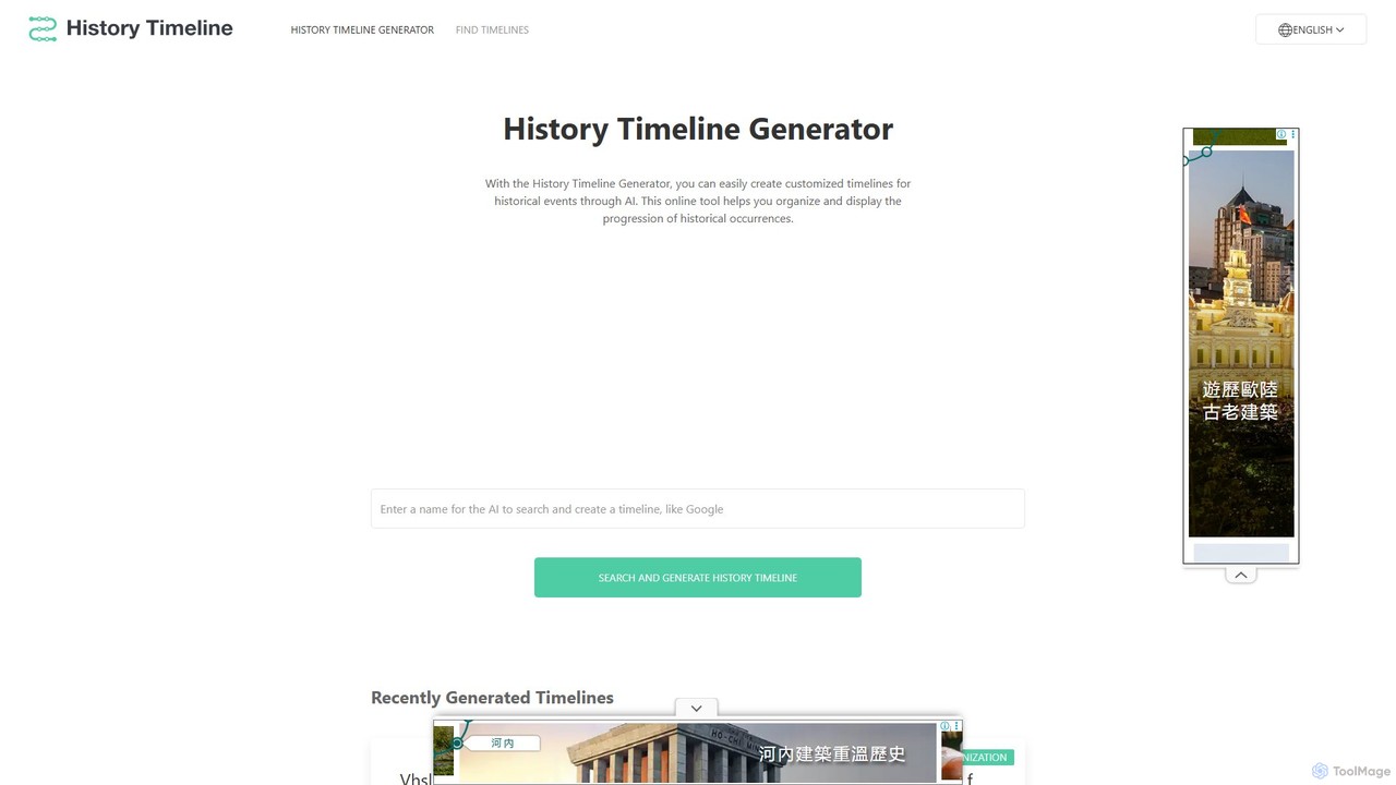 AI History Timeline Generator | Create Custom Timelines Instantly ...