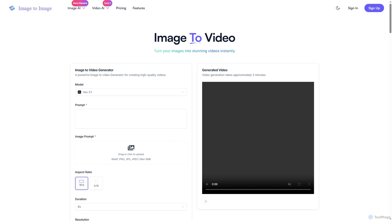 Image to Image AI: Free Generator, Editor & Video Creator - ToolMage