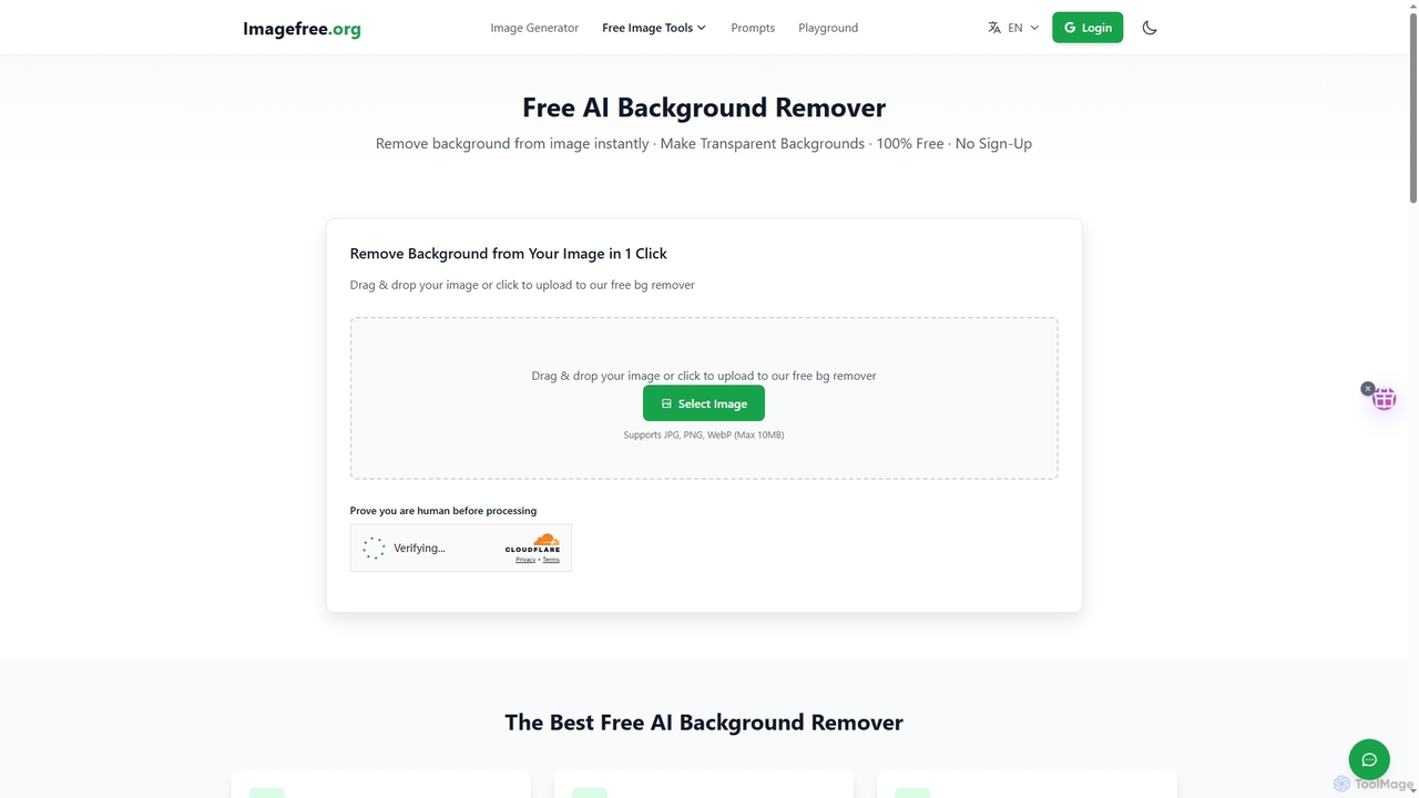 Imagefree: Free AI Image Generator, Upscaler & Photo Editor - ToolMage