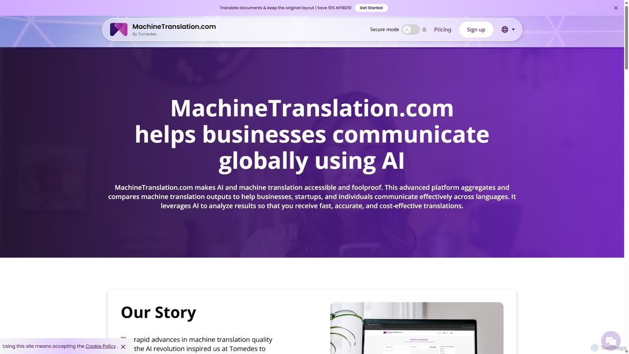 Machine Translation | The Most Accurate AI Translator Aggregator - ToolMage