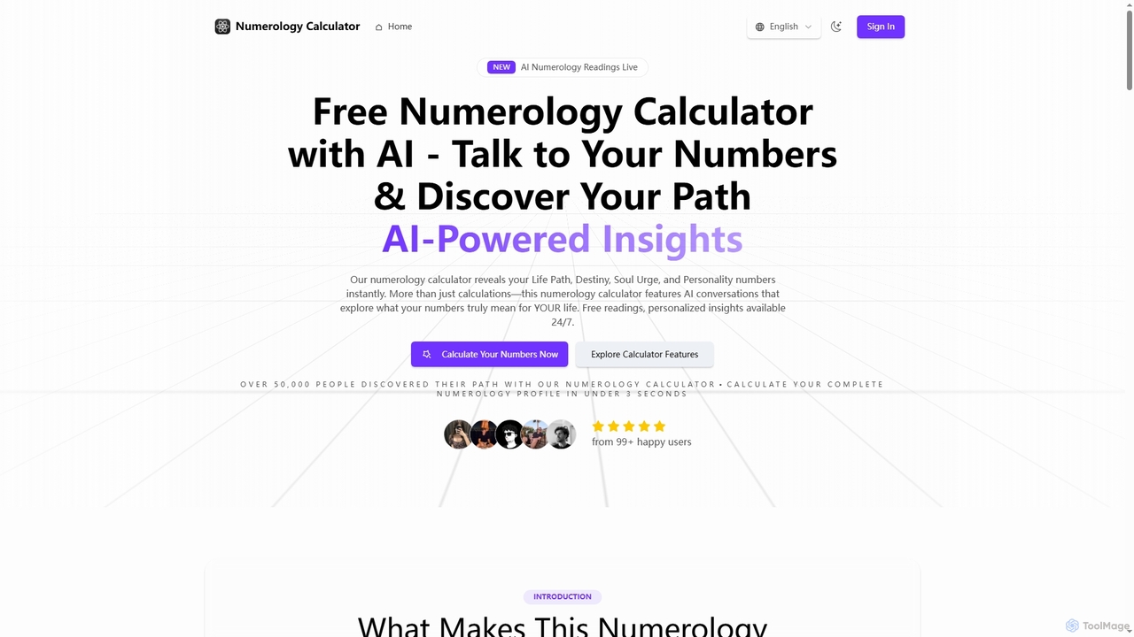 AI Numerology Calculator: Life Path, Destiny & Relationship Insights ...