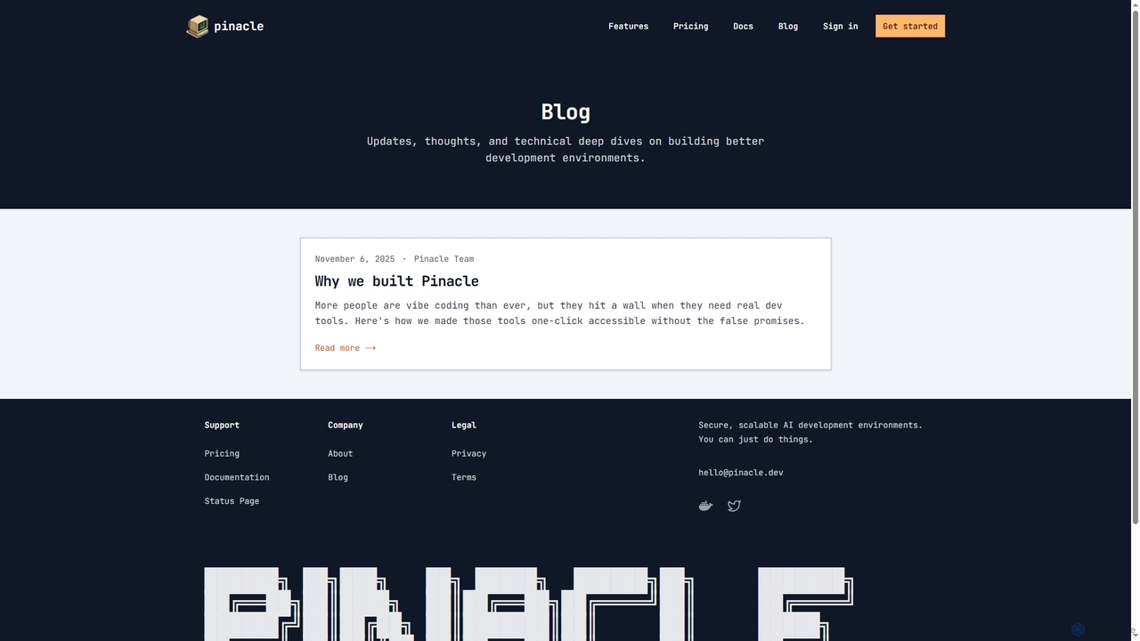 Pinacle : Environnements de Développement Cloud pour le Codage IA et ...