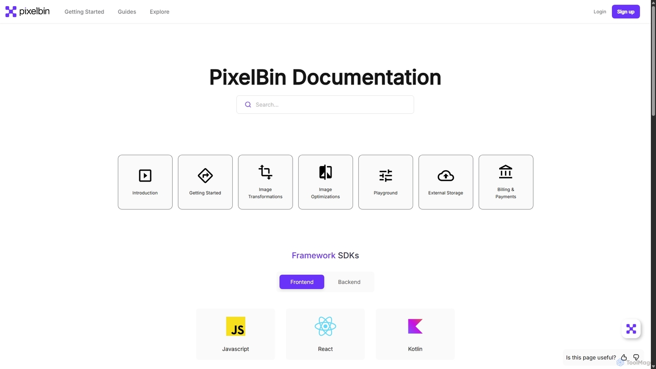 Pixelbin: AI Photo Editor, DAM & Smart CDN for Visuals - ToolMage