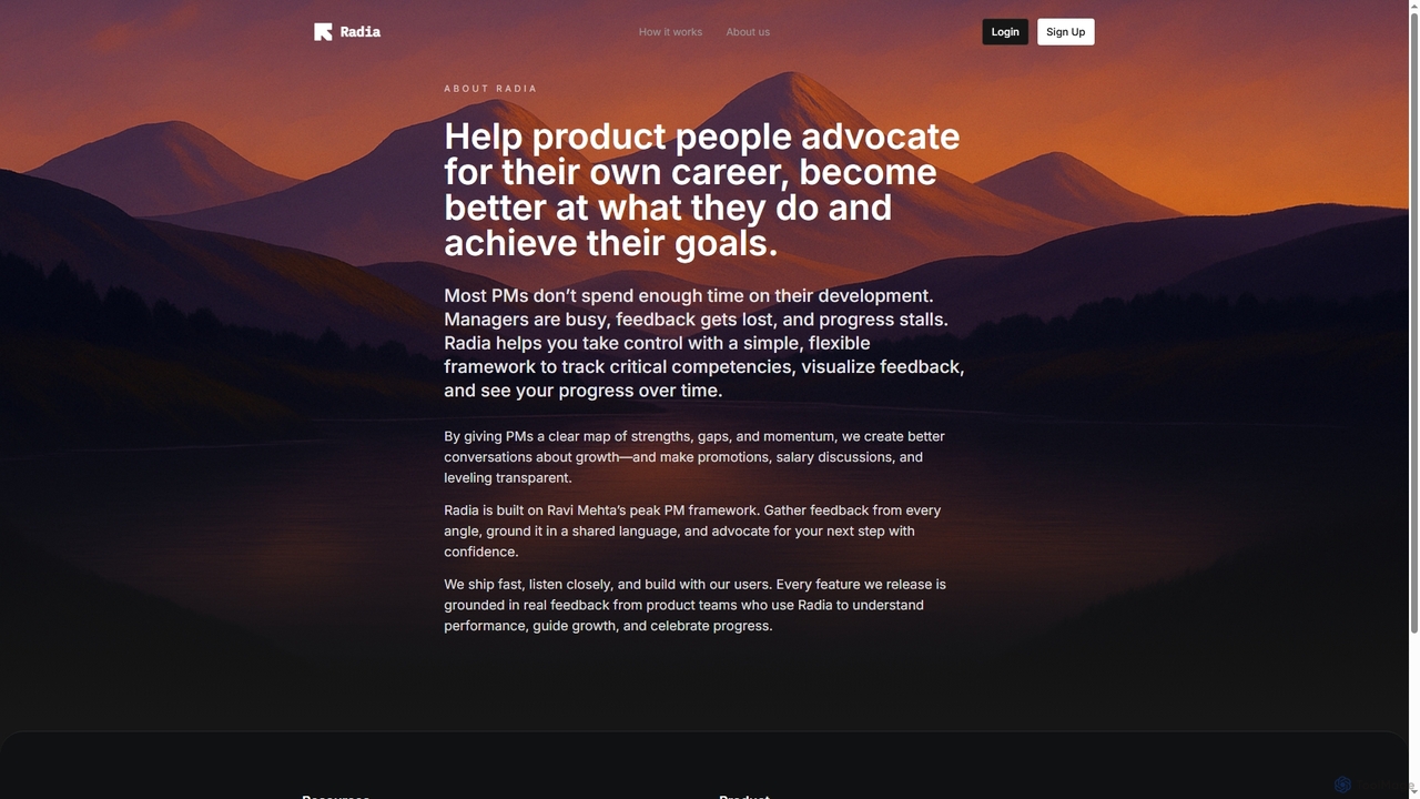 Radia | Free Skill Assessment Tool for Product Managers - ToolMage
