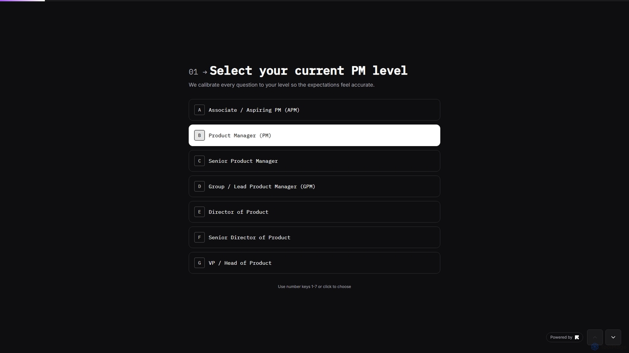 Radia | Free Skill Assessment Tool for Product Managers - ToolMage