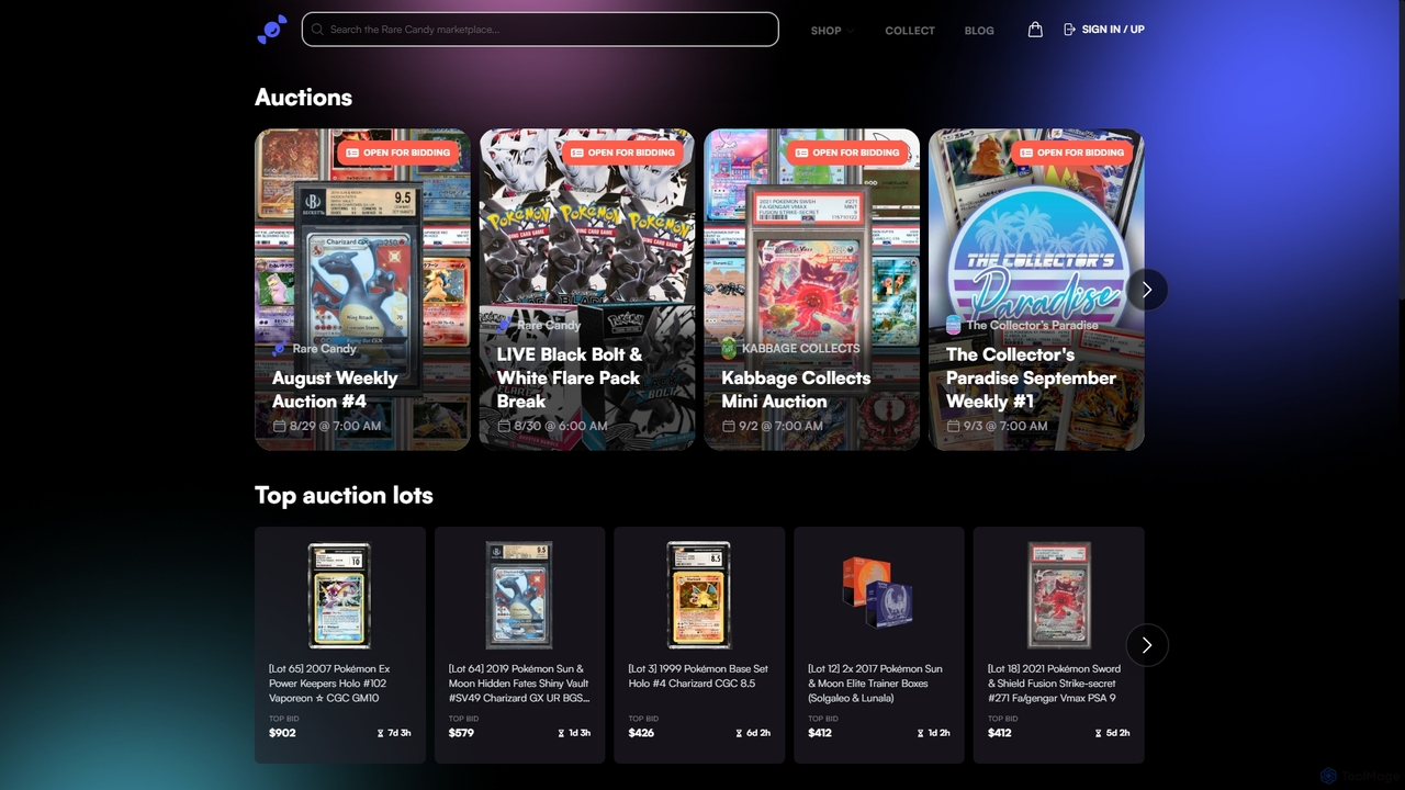 Rare Candy: Scanner de Cartas com IA, Mercado de TCG e Rastreador de ...
