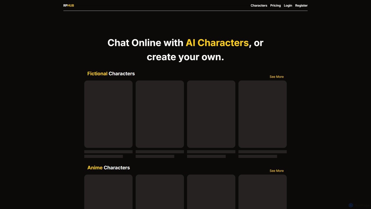 CharacterHub: AI Character & World-Building Platform - ToolMage