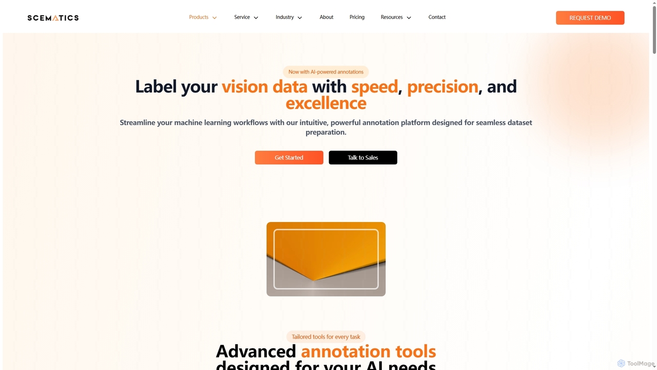 Scematics: AI Data Annotation & Labeling Platform for ML Models - ToolMage
