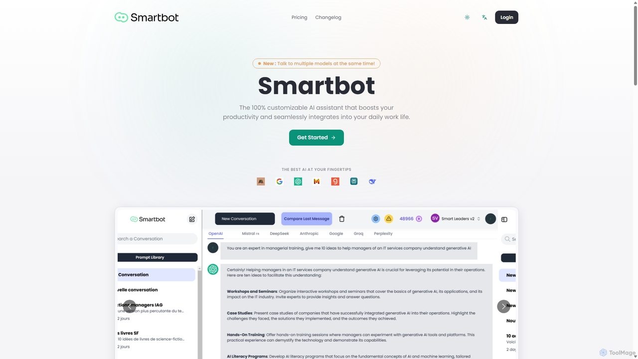 Smart Bot | The All-in-One AI Assistant with Multi-Model Access - ToolMage