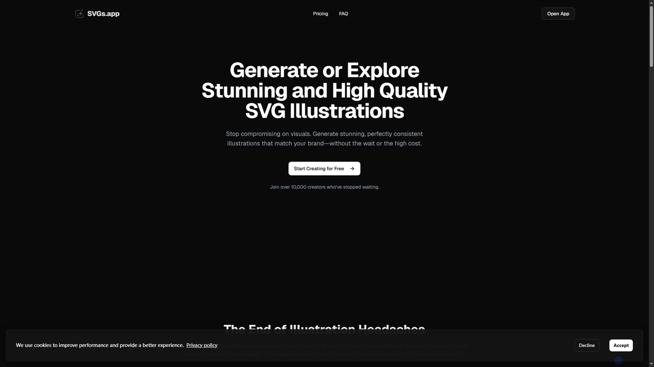 AI SVG Generator: Create Stunning Vector Illustrations Instantly - ToolMage