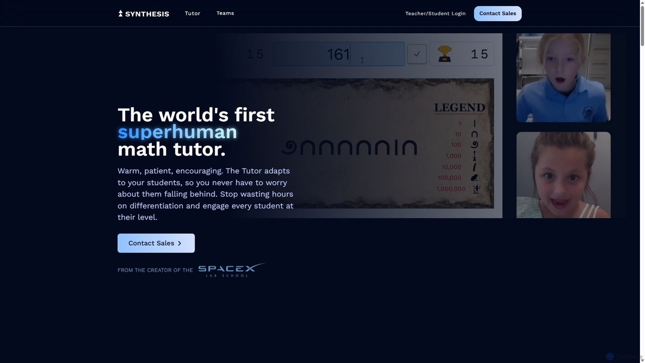 Synthesis: AI Math Tutor & Collaborative Games for Kids | Born at ...