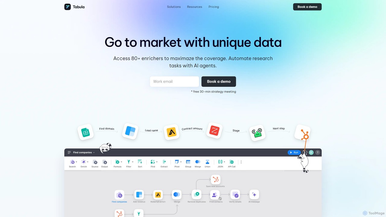 Tabula | GTM Automation & Data Enrichment Platform for Sales & RevOps ...
