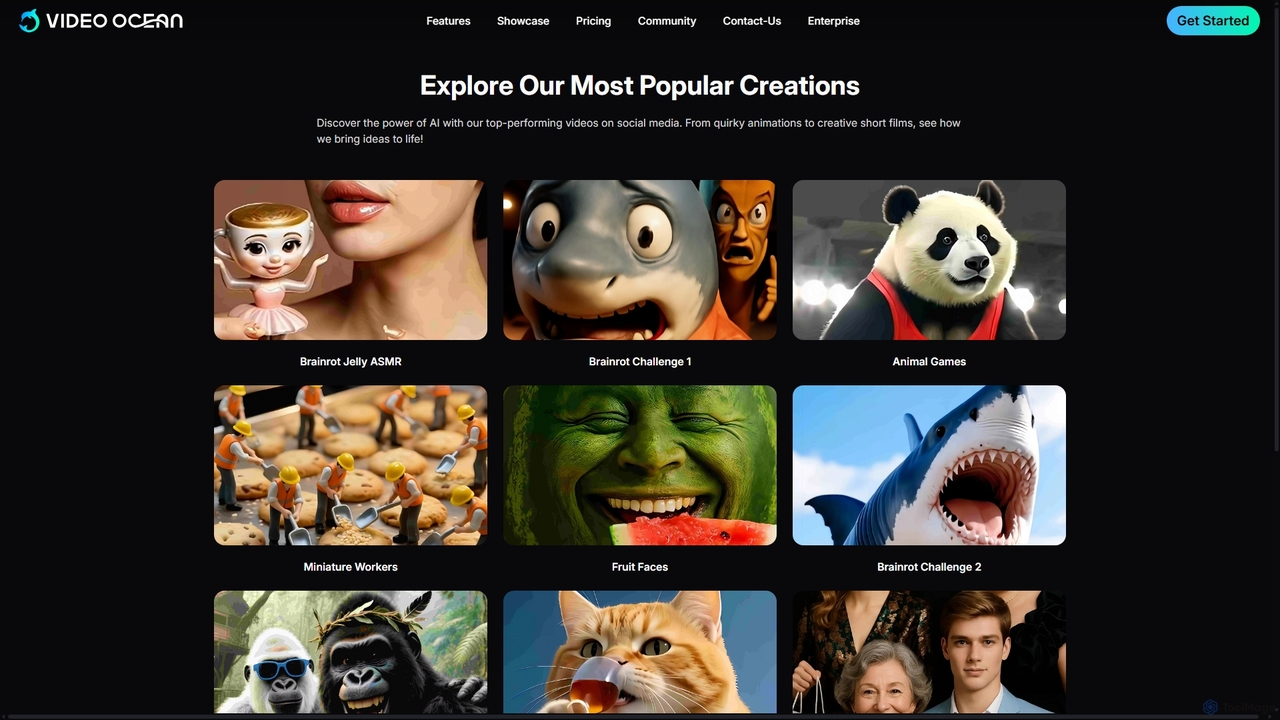 Video Ocean | All-in-One AI Video Generator & Creative Studio - ToolMage