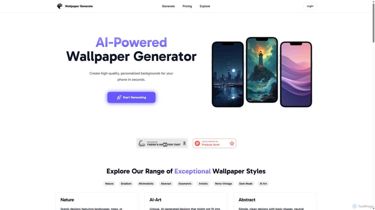 Wallpaper Generate | AI-Powered Wallpaper Creator for Custom Designs ...