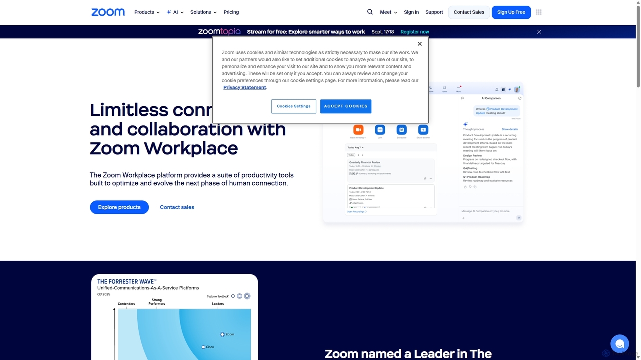 Zoom: AI-Powered Collaboration Platform for Meetings, Chat & More ...